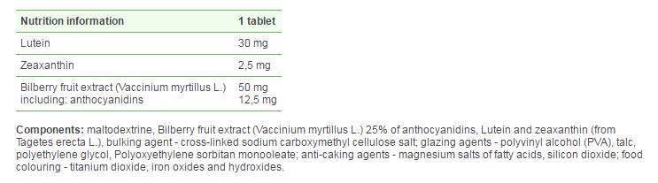 LUTEIN MAX-COMPLEX – Double Biceps Bulgaria